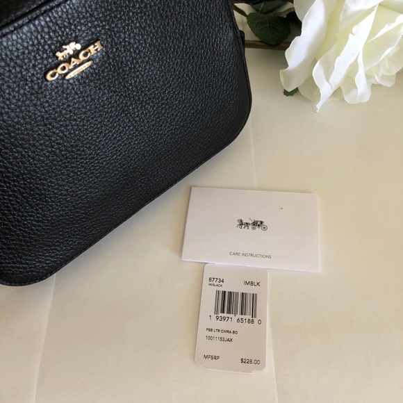 Coach | Bags | Coach Camera Bag Crossbody In Black Leather | Poshmark